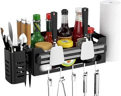 中国 手頃なBBQアクセサリー 磁気ツールホルダーと紙タオルホルダーと保管キャディ 販売のため
