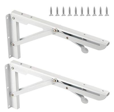 China DIY werkbank plank Bracket Heavy Duty roestvrij staal opvouwbaar 1,5 mm dikte Te koop