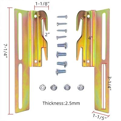China Transformeer uw bed frame met 711 Bolt-On tot Hook-On Conversion Brackets en Hardware Te koop