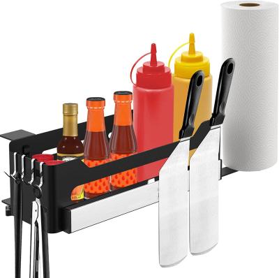 Cina Griddle Caddy con portautensili magnetici porta asciugamani di carta per Blackstone 28