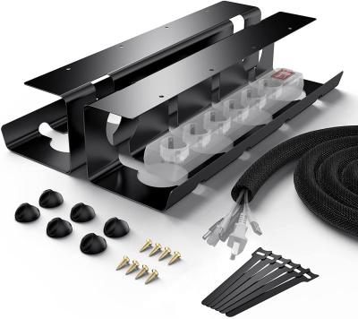 Cina Home Office Tenitore per cavi da scrivania 43 x 10 x 10 cm con materiale in acciaio al carbonio rivestito di energia in vendita