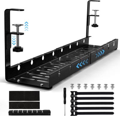 Cina Cable Management Tray in acciaio al carbonio regolabile da 13,8' a 21,8' per il soggiorno in vendita