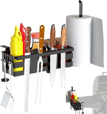 Cina Griddle Caddy per Blackstone Griddle accessori con porta asciugamani di carta e porta coltelli per Blackstone accessori Griddle 28