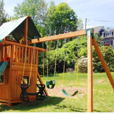 Китай Устойчивый и прочный зеленый покрытый A-Frame Swing Set Bracket для 2 4x4 ног и 1 4x6 балки продается