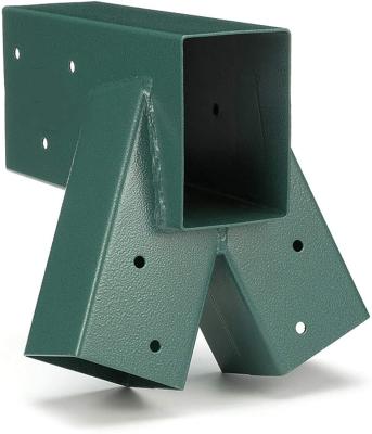 Китай 305x92мм зеленый покрытие металлический сталь Swing Set Brackets с тяжелой нагрузкой A-Фремы дизайн продается