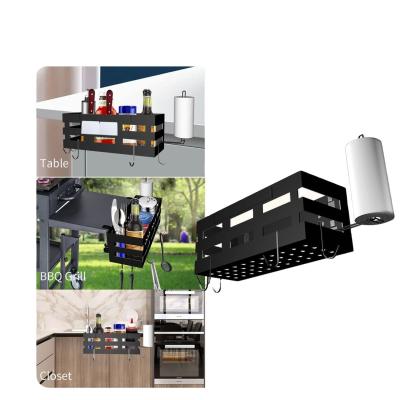 Cina Spazio risparmio accessori per grigliere porta accessori per barbecue organizzatore per Blackstone 28