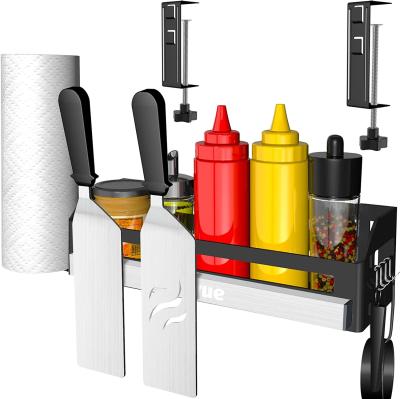 Cina Conveniente scatola di stoccaggio di griglia per Blackstone Griddle Magnetico utensile portautensili e altro in vendita