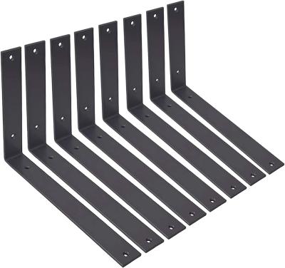 China Suporte de prateleira de metal de revestimento de zinco padrão com espessura de 5 mm e parafusos incluídos à venda