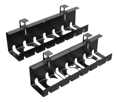 China Upgrade uw Kabel Management System met Kabel Duct Desk Geen Bordraad Management Te koop