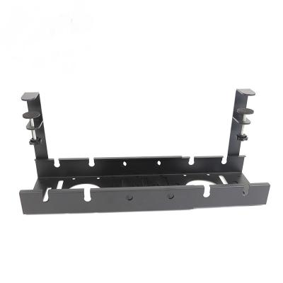 China 9 Draad staal kabel management tray onder het bureau Robuuste koolstofstaal bureau kabel organisator Te koop