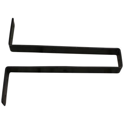 Cina Stylish Black Brushing Architettonica Rustica Scaffold Board Strap Stile Mensola Bracket in vendita