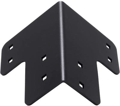 China Brackets de ângulo de aço resistente para a construção da sua loja mesa de trabalho banco de trabalho Kit de bracket de canto à venda