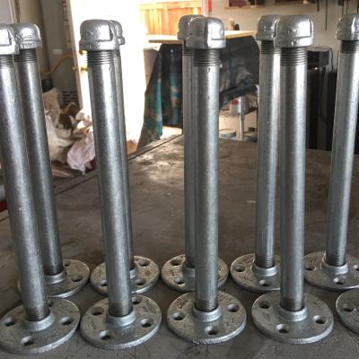 China Salão Prateleira Brackets Suporta KUNSE Industrial Retro Ferro Tubo de Parede Gancho à venda