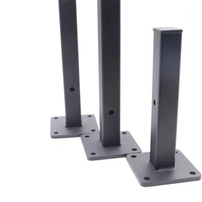China Tubos de tubos quadrados de prata decorados em madeira T Brackets de prateleira com equipamentos de estampação CNC à venda