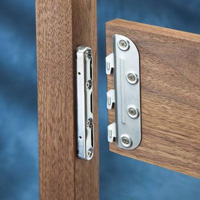 China Acessórios para camas de cor fixa de zinco Brackets e brackets de ligação para camas fixas à venda