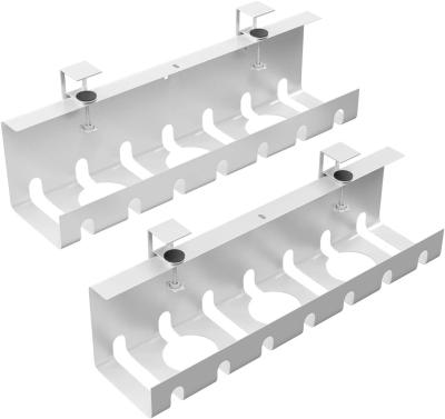 Cina Saluti a uno spazio di lavoro pulito e organizzato con Q235B Under Desk Cable Management Tray in vendita