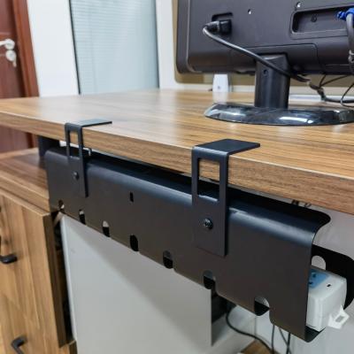 China Woonkamer onder tafel Kabelbak Ondersteuningssysteem Poeder bekleed met logo aanpassing Te koop