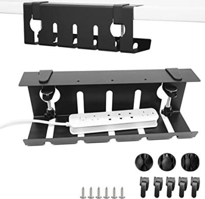 Cina Massimizzare lo spazio con Under Desk Table Cable Management Tray e Hook Type Installazione in vendita