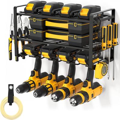 Cina 2 mm di spessore Acciaio muro montato Heavy Duty metallo scaffale utensili per trivellare posatore di stoccaggio in vendita