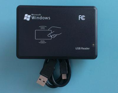 Cina 125khz lettore senza contatto del Usb del nero TK4100 per le carte compatibile 104 * 68 * 10MM in vendita
