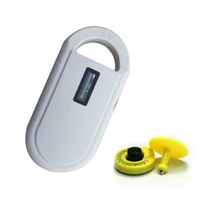 China ISO11785/84 FDX-B Pet Microchip Scanner , Animal RFID Tag Reader Dog Reader Low Frequency Handheld RFID Reader for sale