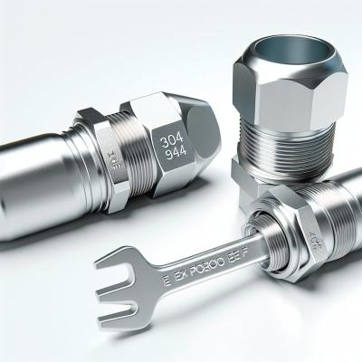 Cina 10-14mm Ex Proof Cable Gland con armatura a filo singolo e superficie liscia CE ROHS ISO9001 certificato in vendita