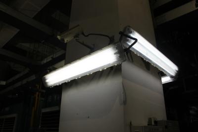China 4ft explosiebestendige LED-lineaire lichten voor gevaarlijke locaties 2x9W / 2x18W Te koop