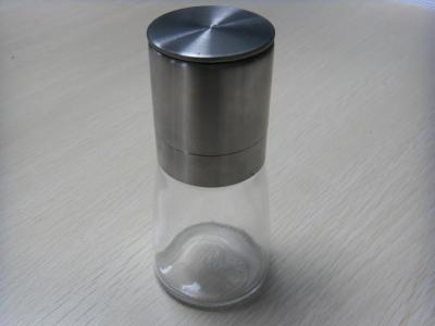 Cina Handle Mini Stainless Steel Pepper Mill / Stainless Steel Pepper Grinder in vendita