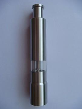 Cina One Handed Stainless Steel Pepper Mill With 15cm Thumb Grinder & Inside Spring in vendita