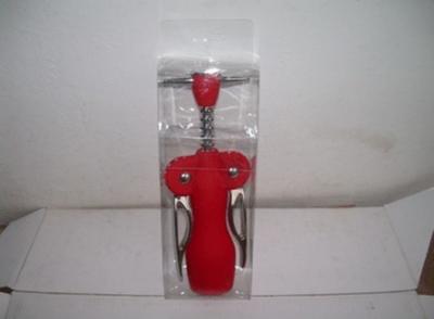 Cina Personalized Bottle Opener Stainless Steel Pourer With Red in vendita