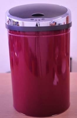 Cina Red Popular Household Products Stainless Steel Sensor Dustbin , 30L SLD-11-30LBP in vendita