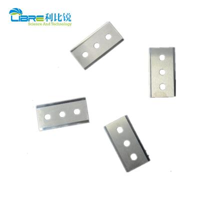 중국 세 홀 43×22×0.4mm 영화 슬리팅 블레이드 판매용