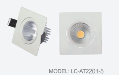 Cina Il quadrato 5 watt ha condotto il soffitto Downlights per illuminazione dell'interno, impermeabilizza Downlights principale in vendita