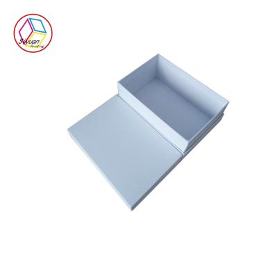 China Caixa de papel retangular reciclável da caixa de presente de Matte Laminaton Plain Craft Paper do marfim à venda