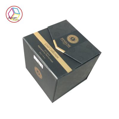 China Caixa de presente de papel de Flip Shape Gold Foiled Craft para o empacotamento da joia à venda