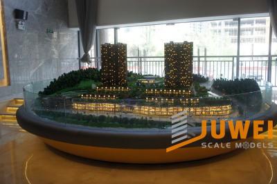 China Handmade and Machine Workmanship Residential Architectural Scale Model with Lighting Effects Ideal Real Estate Sales JW-18 for sale
