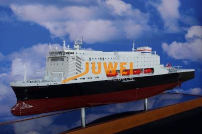 China Scale Working Boat Model JW-245 Exhibition/Teaching/Design/Collection Model with Nameplate for sale