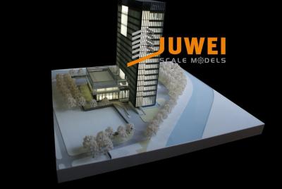 China Office Tower Commercial Model Maker JW-103 Design Model with Handmade and Machine Processing for sale