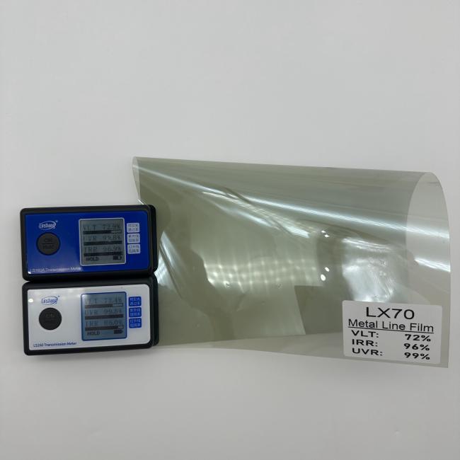 Close-up view of LX70 Film texture and quality