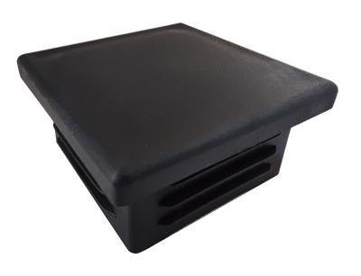 Cina 4x4» 2 dentro. X 2 dentro. Cappucci quadrato di plastica nero 4