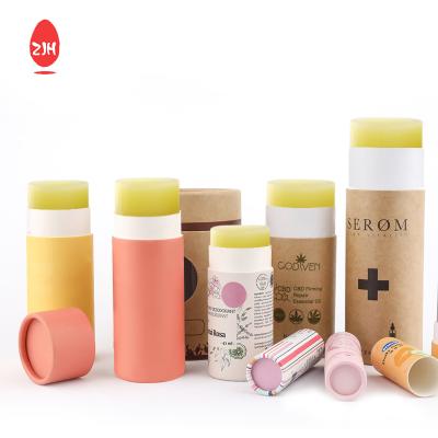 Cina CMYK Deodorante Biodegradabile Cilindro Tubo Scatola Cartone Tubi Rossetto in vendita