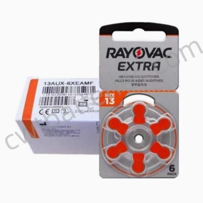 China RAYOVAC PR48 A13 Extra Zinc Air Battery 1.45V for BTE CIC RIC OE Hearing Aids High Performance for sale