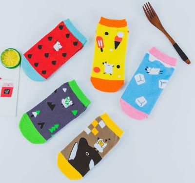 China Teen Girl Ankle Length Socks / Designer Ankle Socks Stylish Any Size Available for sale