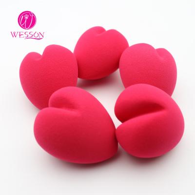 Cina Il cuore libero del lattice dell'etichetta privata ha modellato il soffio della spugna del miscelatore di trucco in vendita