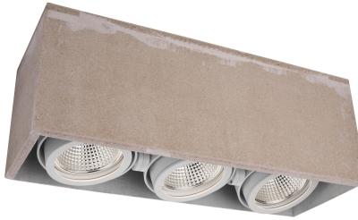 Cina Di alluminio ribaltabili interni tripli 30deg della testa 3*15W 3000K IP20 muoiono casa commerciale il LED Downlight/R3B0128 di Dimmable della colata in vendita