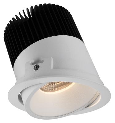 Cina L'alluminio ha fuso sotto pressione il punto interno LED Downlights di IP20 Dimmable per l'hotel, bianco caldo 2700-3000K in vendita