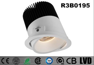 Cina 18W 30deg hotel ribaltabile rotondo Downlights della PANNOCCHIA SHRAP LED del punto di Downlights 2700-3000K 600mA Dia112*H83MM del punto dell'alluminio LED in vendita