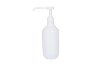 중국 흰색 빈 PET 16oz 샴푸 헤어 펌프 병 손 위생제 펌프 병 긴 노즐 판매용