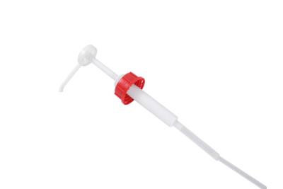 Chine La pompe en plastique rouge de distributeur de sauce à ketchup de la fermeture 15cc 30cc d'UKR30 57mm de chapardent la conception de fermeture de preuve à vendre