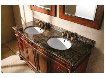 China Countertops van de het Granietbadkamers van de Ogeerand, Baltische Bruine Granietcountertops Te koop